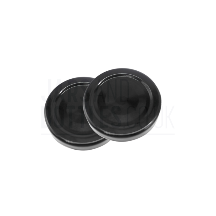 48mm black button twist off caps | hot filling caps | Jars and bottles